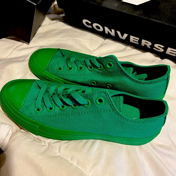 Converse | Shoes | Kelly Green Converse Womens 7mens 5 | Poshmark